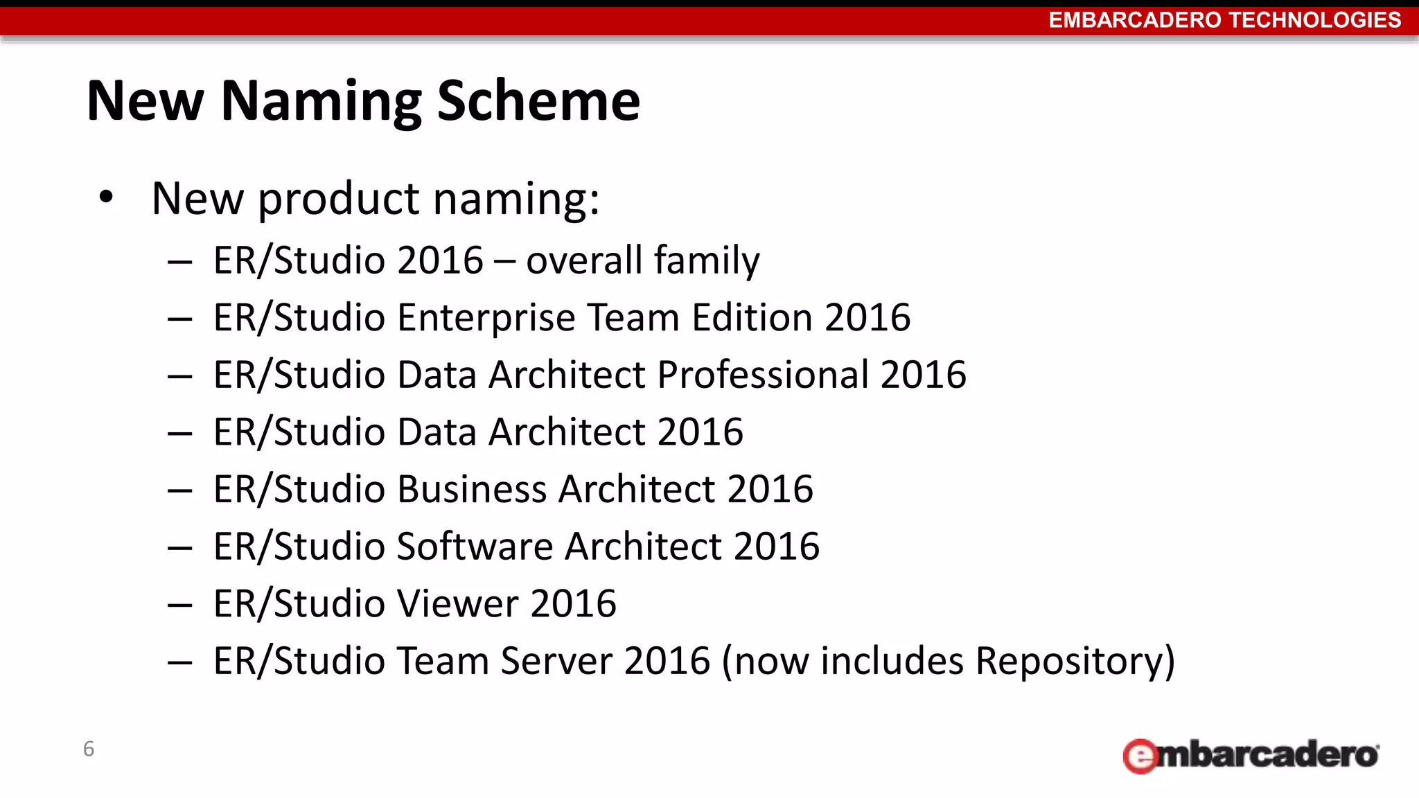 ER/Studio 2016: Build a Business-Driven Data Architecture | PPTX