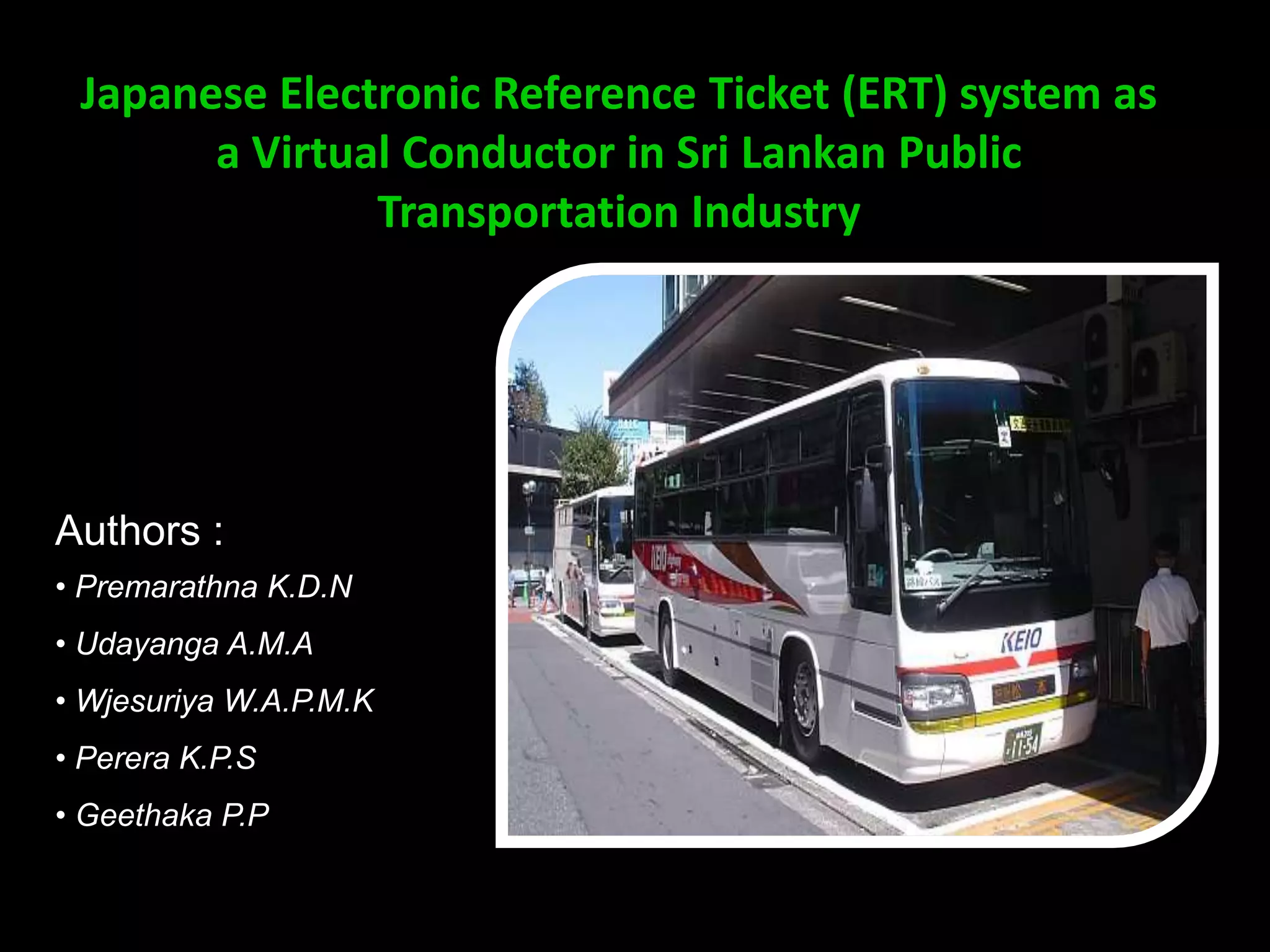 Electronic Reference Ticket | PPT