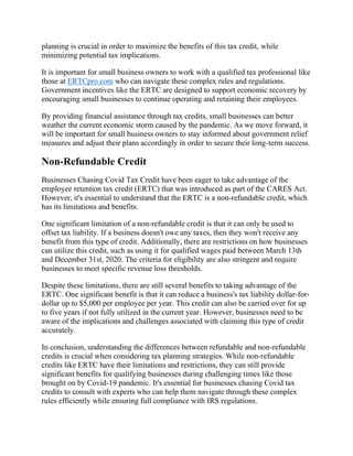 ERTC Funding | PDF