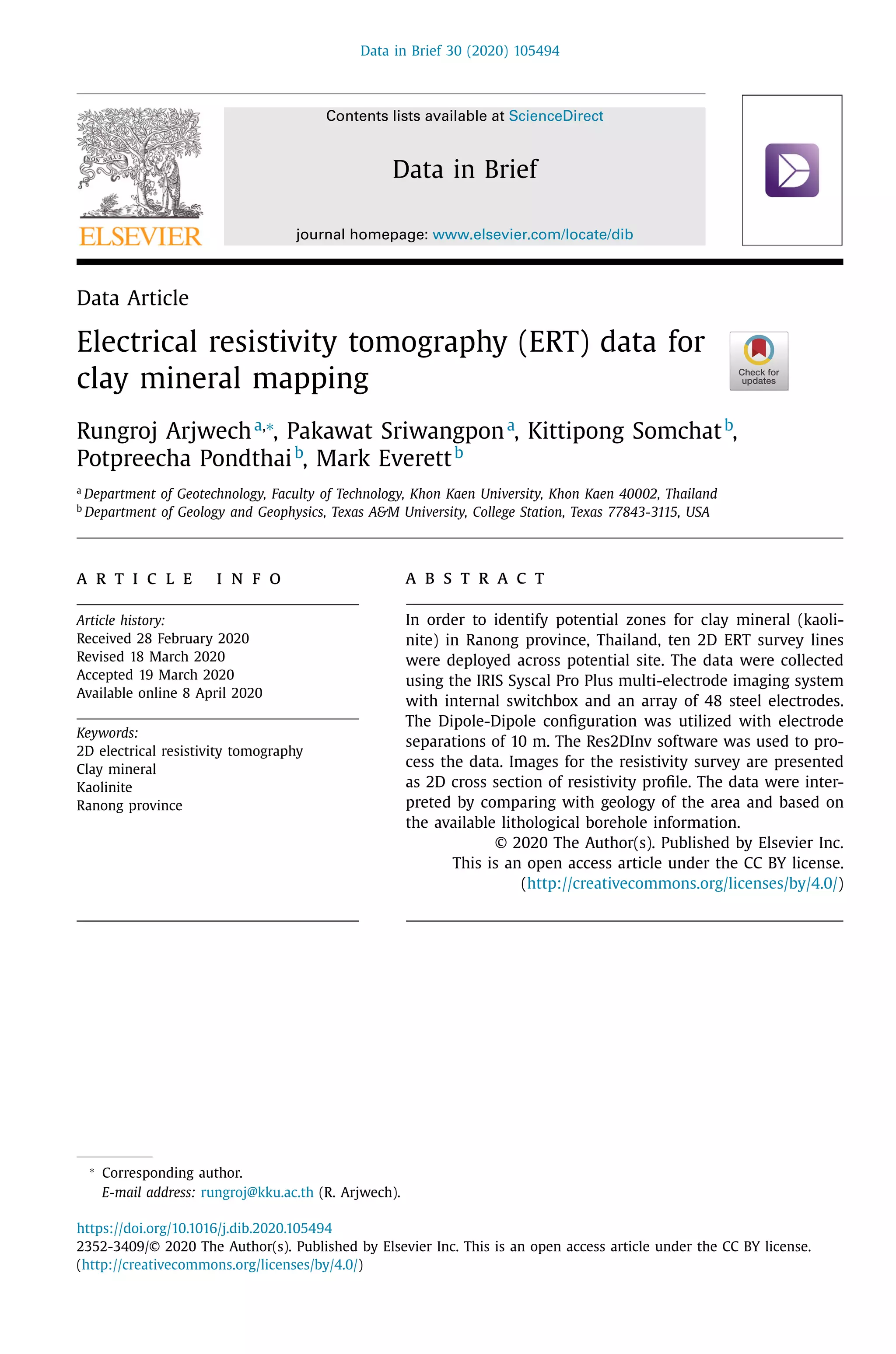 ERT data for clay mineral mapping.pdf