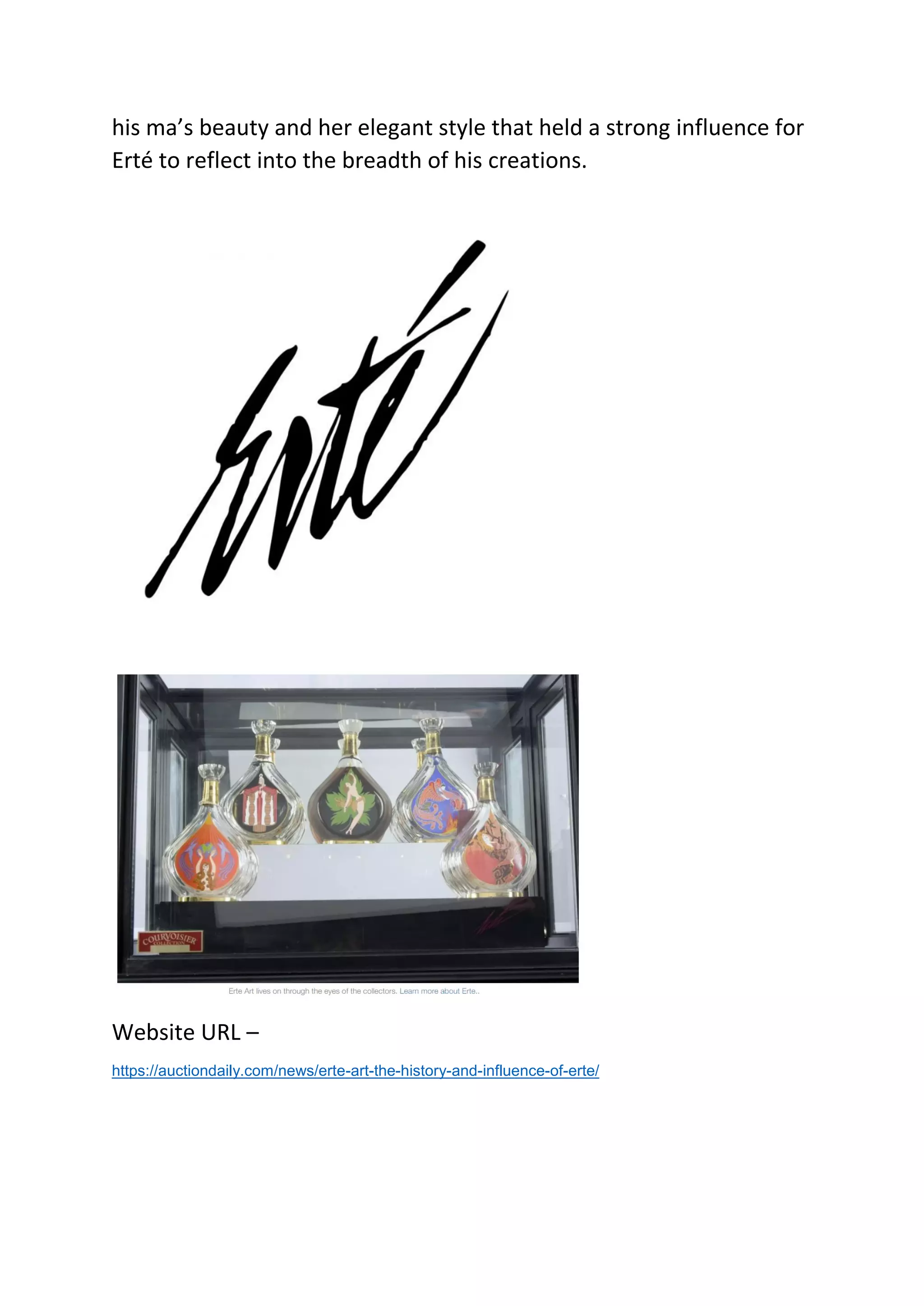 Erte Art, The past and impact of Erte | PDF