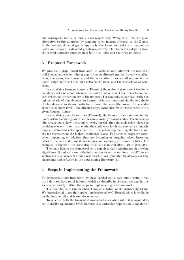 A framework for visualizing association mining results | PDF