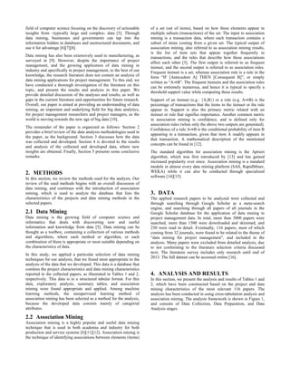 Data Mining of Project Management Data: An Analysis of Applied Research ...