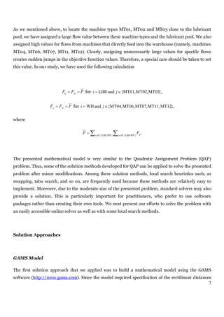 Application Of Local Search Methods For Solving A Quadratic Assignment ...