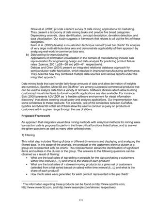 Visual and analytical mining of sales transaction data for production planning and marketing | PDF