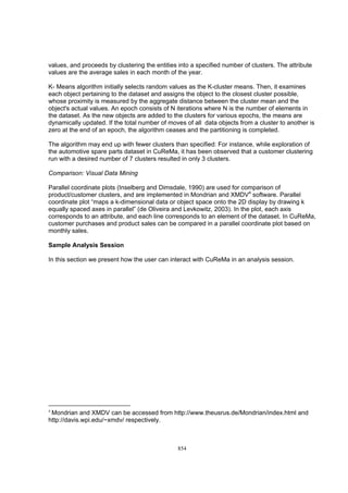 Visual and analytical mining of sales transaction data for production planning and marketing | PDF