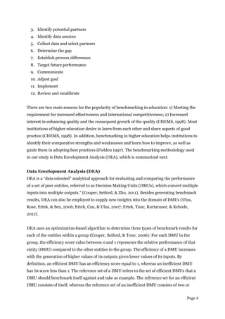 Competitiveness of Top 100 U.S. Universities: A Benchmark Study Using ...