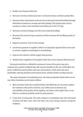 A Tutorial On Crossdocking | PDF