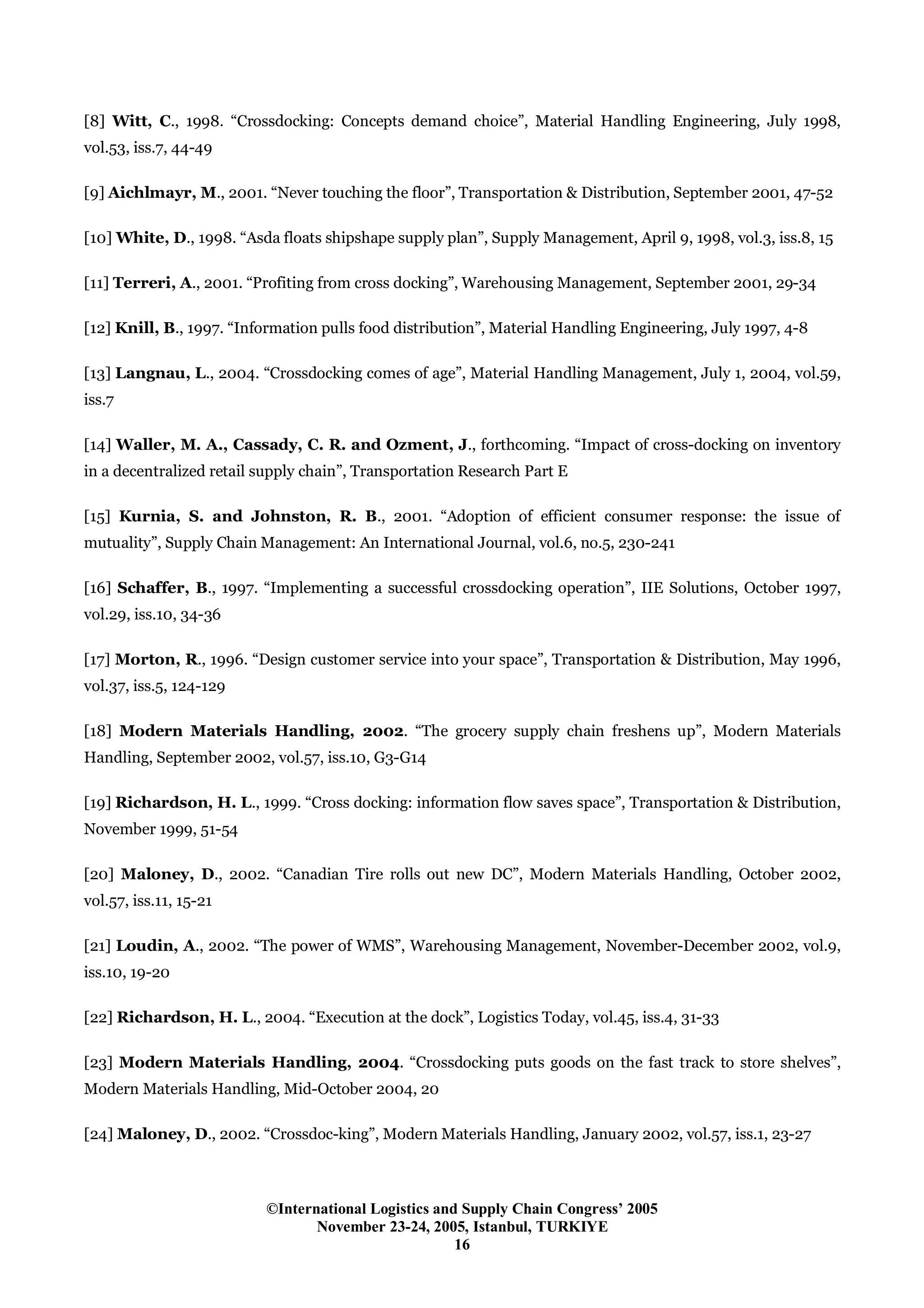 A tutorial on crossdocking | PDF
