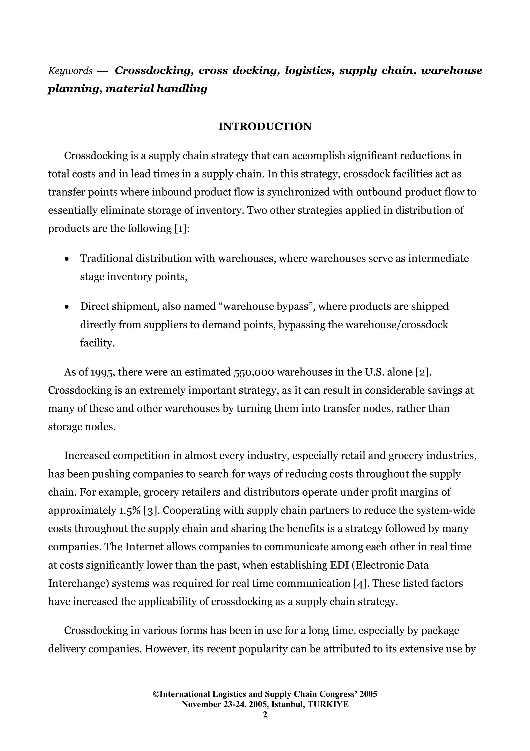 A tutorial on crossdocking | PDF