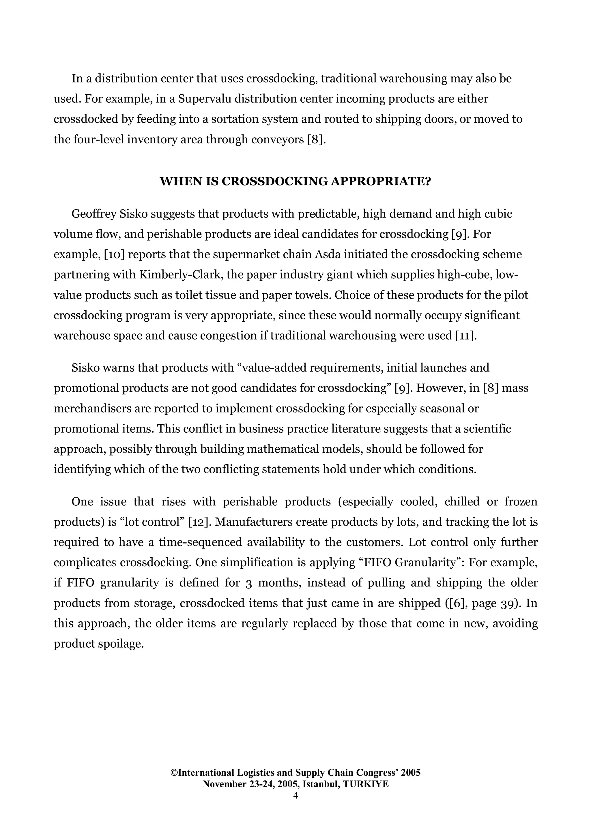 A tutorial on crossdocking | PDF