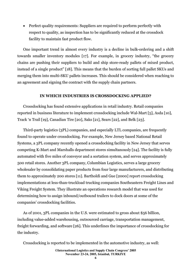 A tutorial on crossdocking | PDF