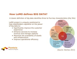 Leveraging Big Data to Manage Transport Operations (LeMO project) | PDF ...