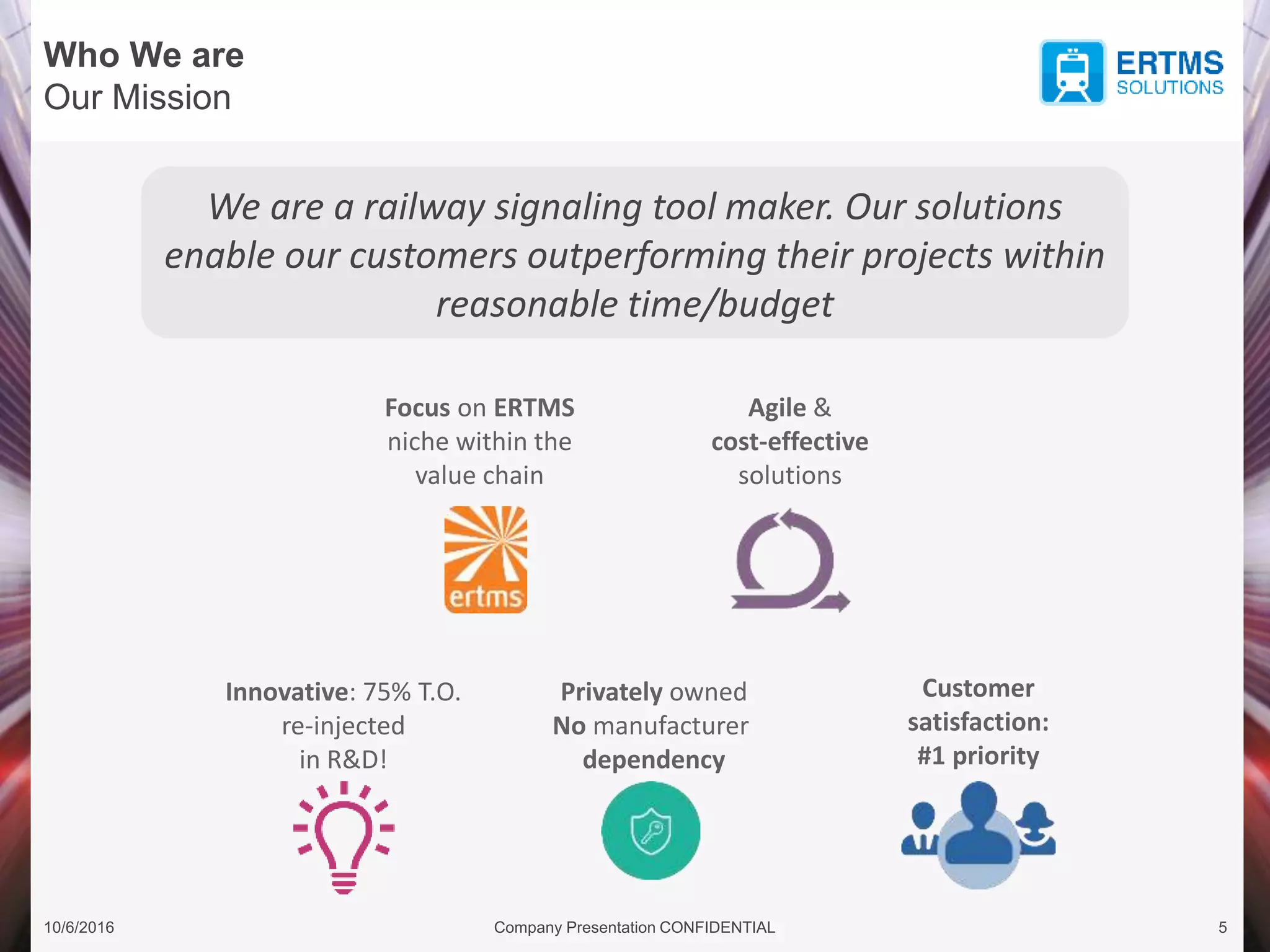 ERTMS Solutions general company presentation | PPTX