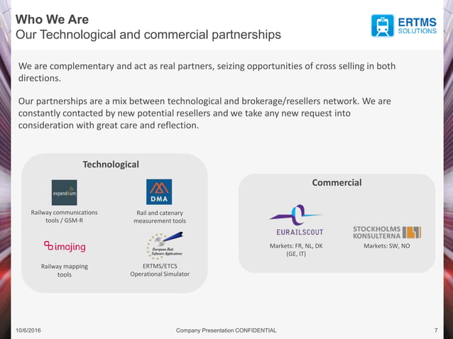 ERTMS Solutions general company presentation | PPTX