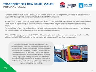 ERTMS Solutions Success Stories 2019 | PDF