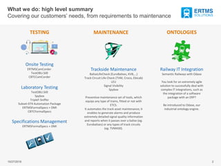 Ertms solutions - Our Success Stories | PPTX
