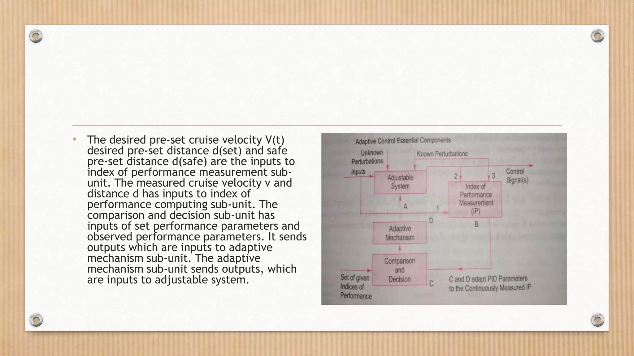 Case study of Adaptive Cruise Control | PPTX