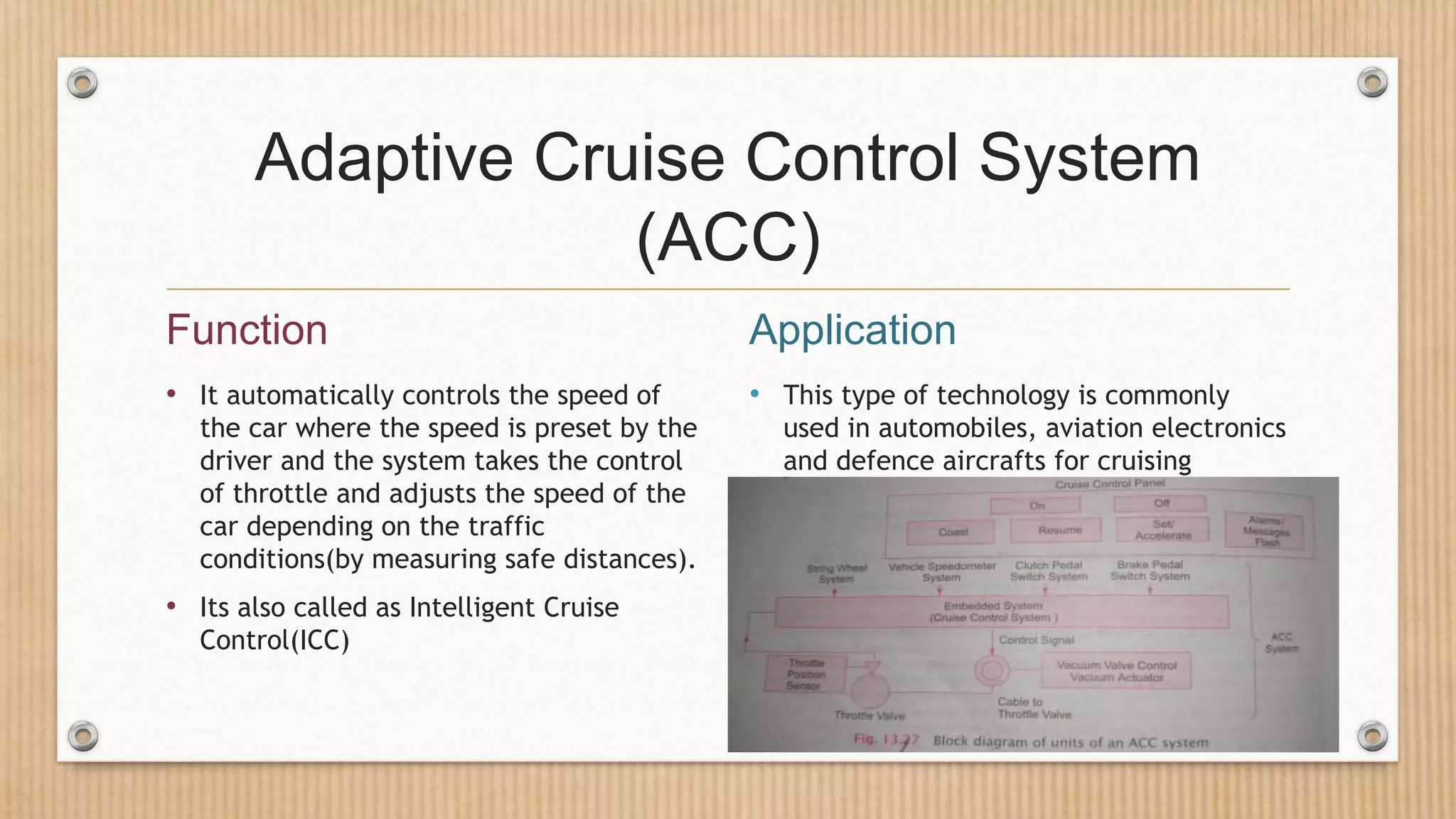 Case study of Adaptive Cruise Control | PPTX