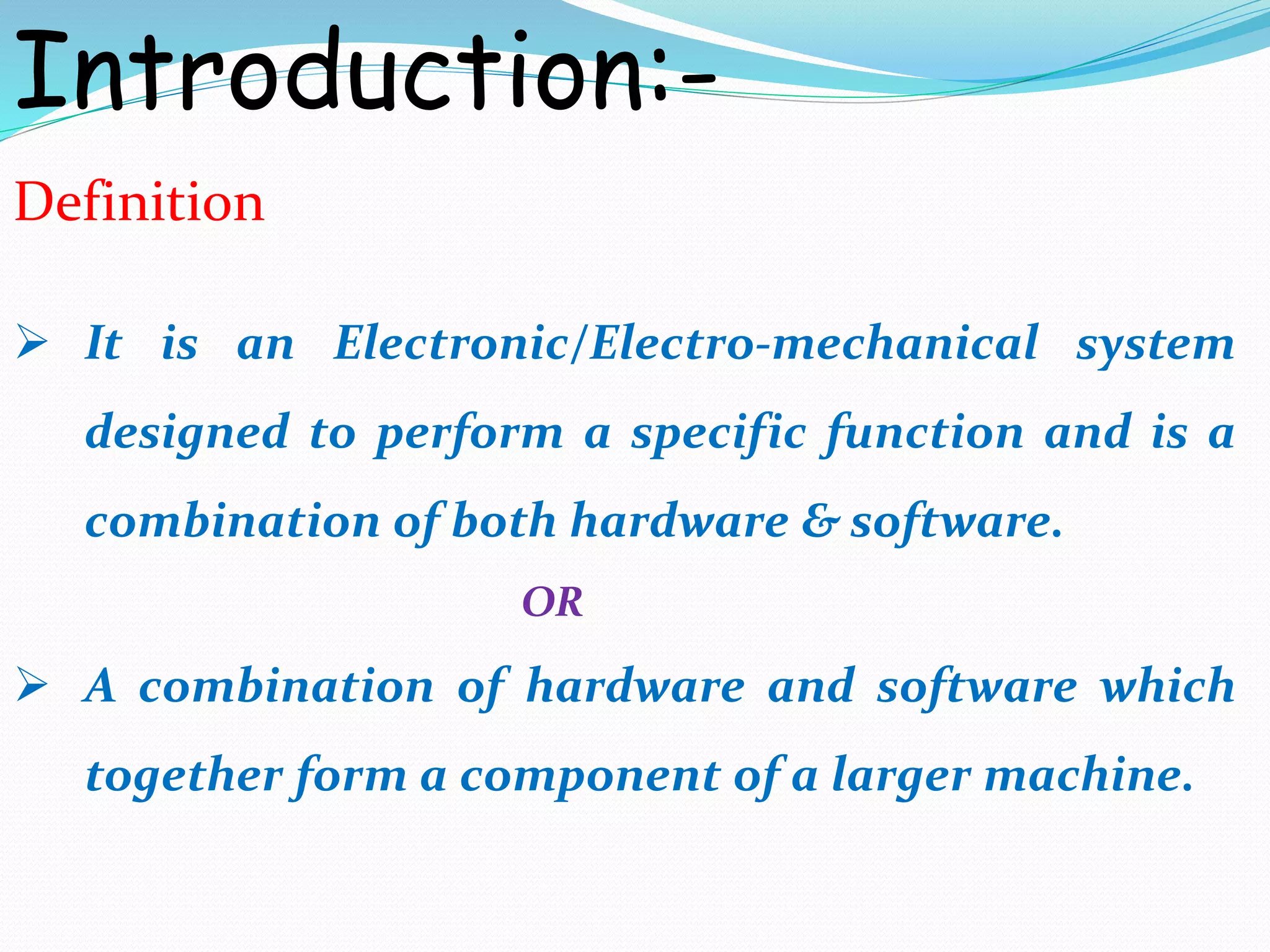 Embedded System Real Time Operating System (ERTS) I unit by vijay | PPT ...
