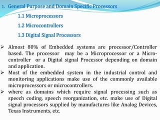 Embedded System Real Time Operating System (ERTS) I unit by vijay | PPTX