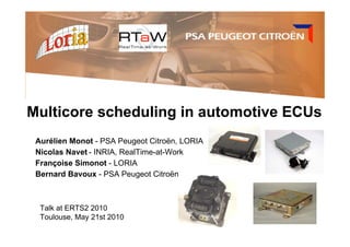 Multicore scheduling in automotive ECUs | PDF