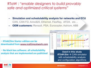 Timing verification of automotive communication architecture using quantile estimation | PDF ...