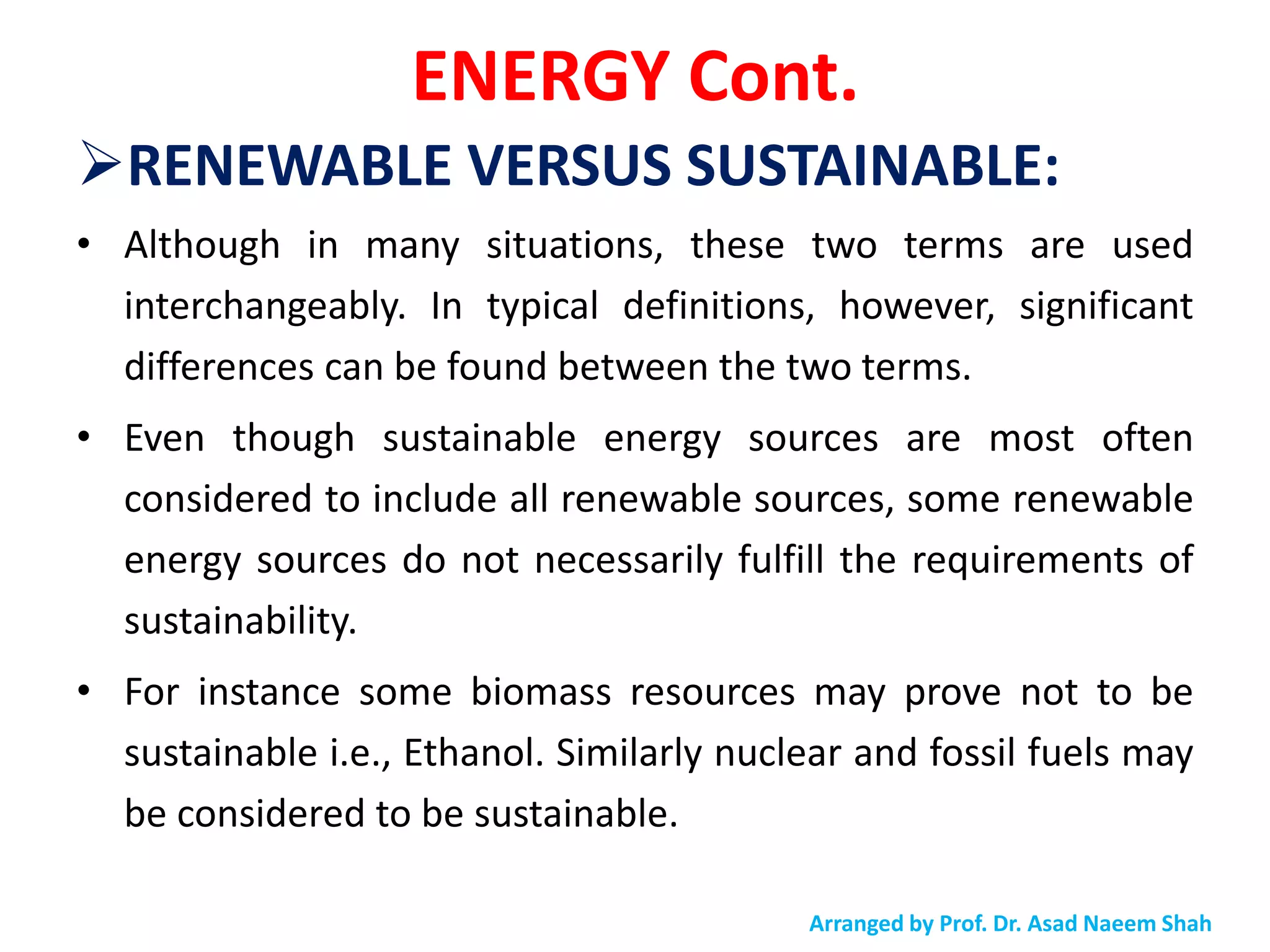 Ch.1 Principles of renewable energy | PDF