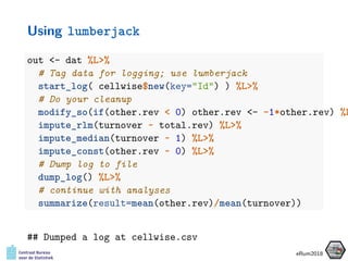 Loging changes in data with lumberjack | PDF