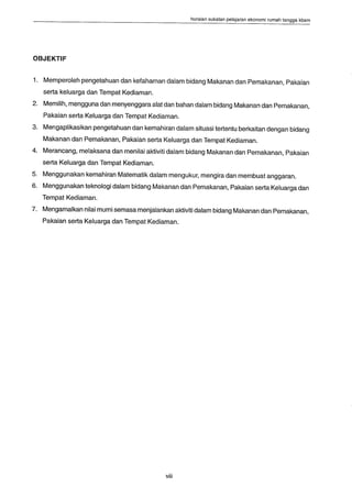 HSP ekonomi rumah tangga | PDF