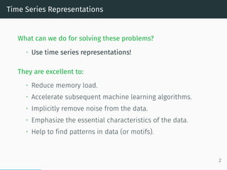 Time series representations for better data mining | PPT