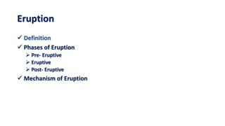 Eruption | PPT