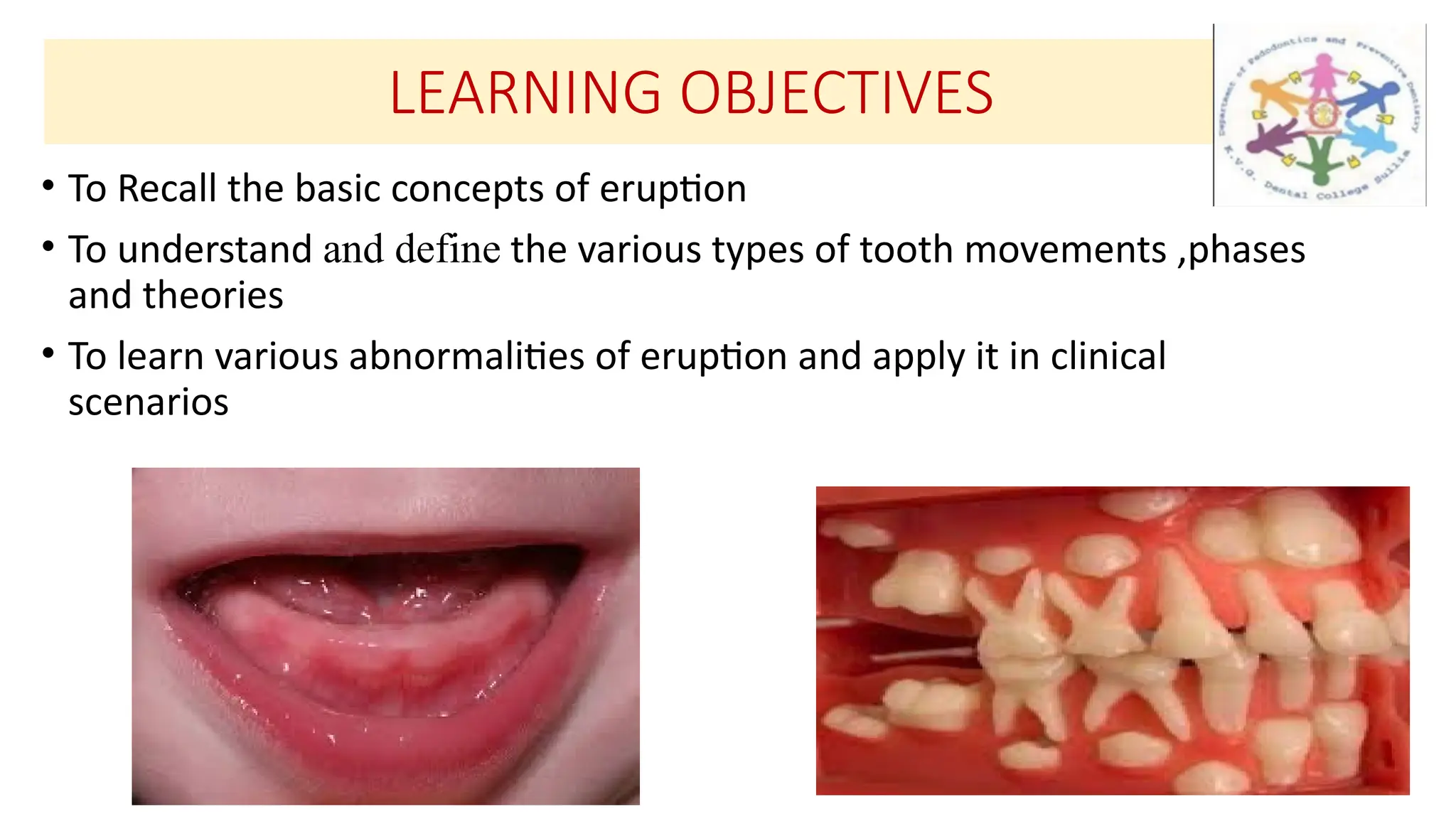 Eruption of tooth and theories of eruption in primary tooth | PPTX ...