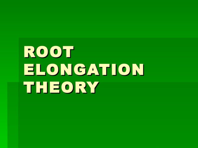 Eruption Theory..root elongation theory | PPT