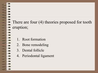 The eruption and shadding of the teeth .ppt