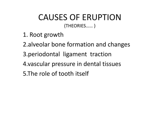 Deciduous and permanent teeth Eruption time and shedding | PPTX