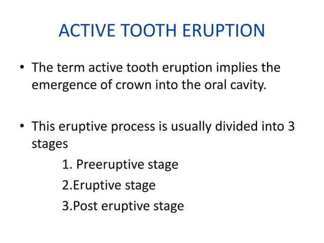 Deciduous and permanent teeth Eruption time and shedding | PPTX