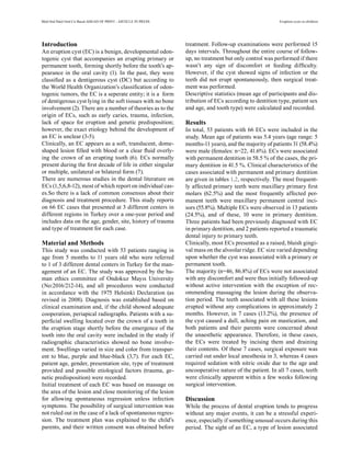 Eruption cyst | PDF