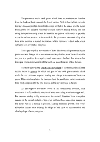 Eruption of teeth | DOC