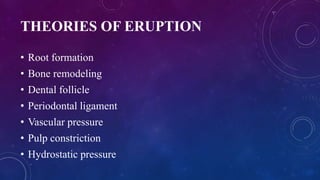 Eruption & Shedding | PPT