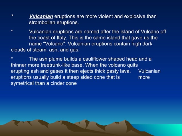 The Different types of Eruption of Volcanoes .ppt