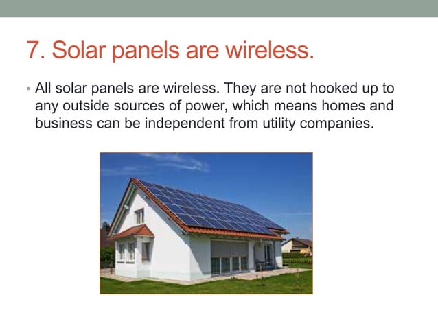 8 Interesting Solar Energy Facts | PPTX | Environment | Science