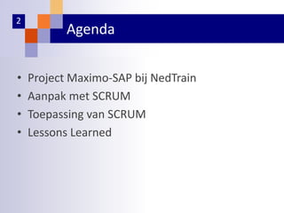 Ervaringen met agile scrum in projecten | PPT