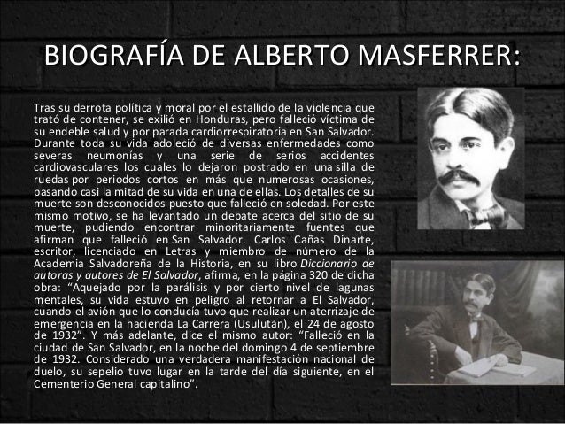 Escritores Salvadoreños (Miguel Ángel Chinchilla, Alberto Masferrer y…