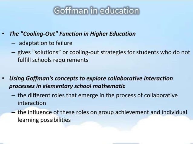 Erving Goffman - Dramaturgical Approach Presentation | PPTX