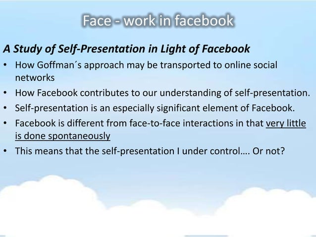 Erving Goffman - Dramaturgical Approach Presentation | PPTX