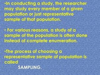 Sampling in Educational Research Writing | PPT