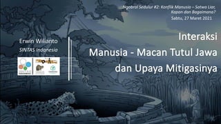 Interaksi Manusia - Macan Tutul Jawa dan Upaya Mitigasinya | PDF
