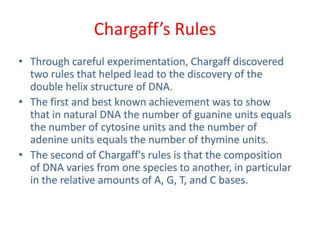 Erwin chargaff | PPTX