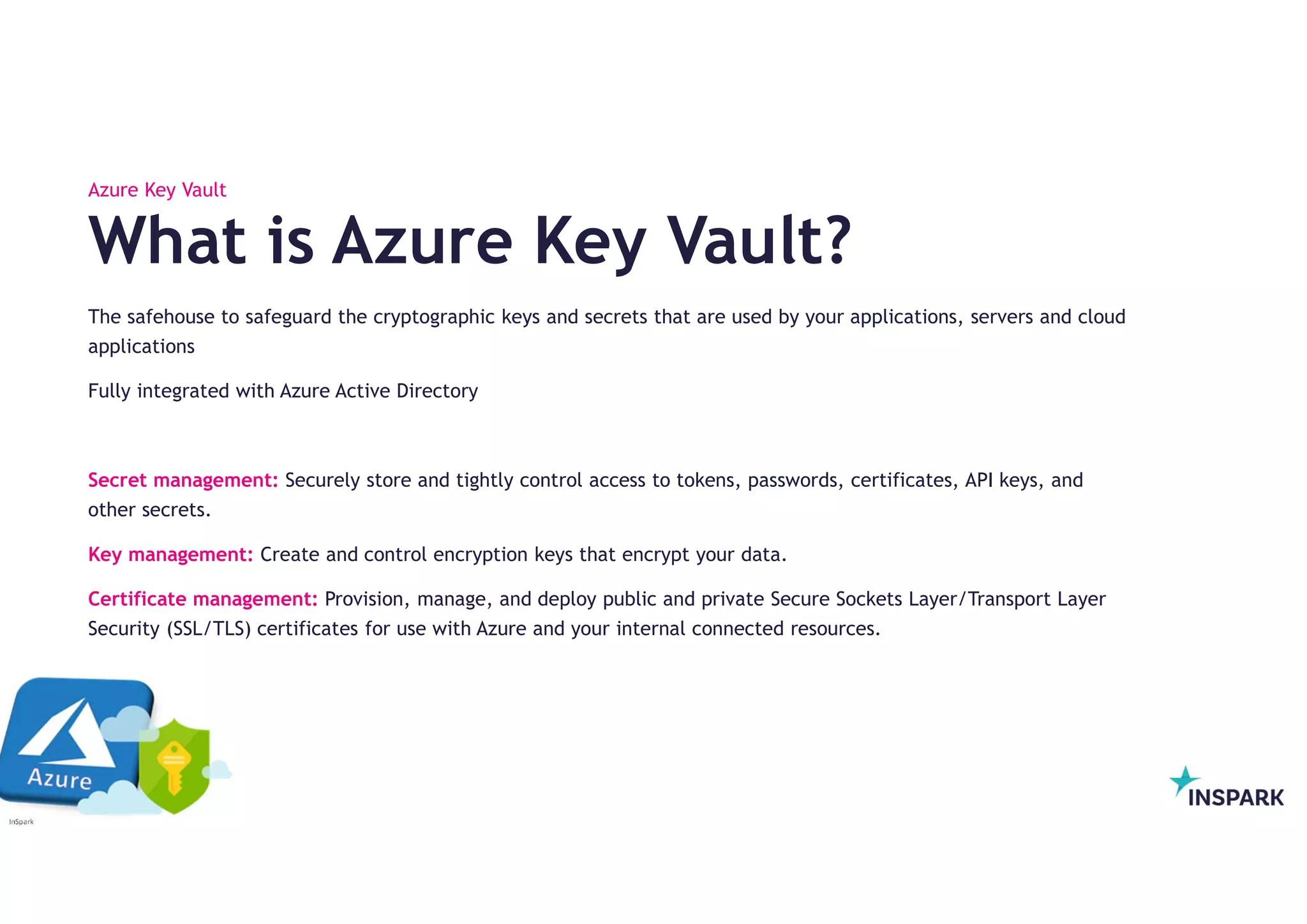 Azure Key Vault, Azure Dev Ops and Azure Synapse - how these services ...